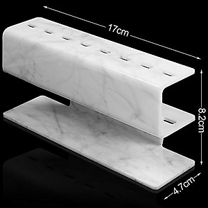 Fenshine 8 Holes Tweezers Stand Holder Acrylic Tweezers Display Storage Tweezers Shelf Holder for Eyelash Extensions Supplies Accessories Tools