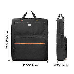 HODRANT Solar Panel Storage Bag Compatible with Jackery SolarSaga 100W 100X 200W, Padded Travel Carrying Case for 2 Battery Panels, Double-Layer Solar Panel Carrier with Shoulder Strap, Patent Design