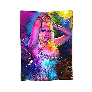 Nicki Rapper Minaj Super Soft Micro Fleece Blanket Home Decoration Warm Flannel Blanket 60"x50"