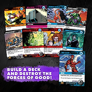 DC Deck-Building Game: Forever Evil - It’s Good to be Bad - Play as DC Universe Villains Harley Quinn,Deathstroke,Black Adam - 2 to 5 Players - Ages 15+