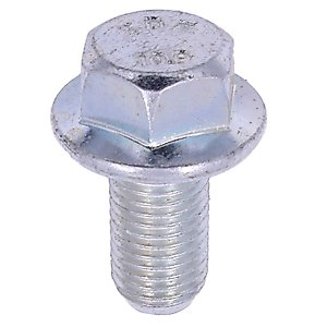 U-Turn Fasteners Flange Bolt - M10-1.25 x 20 mm Flange Bolts Flanged Hex Screws, JIS B1189, Non Serrated Strong & Reliable Zinc Made Frame Bolts Ensures Durability | (Pack of 5)