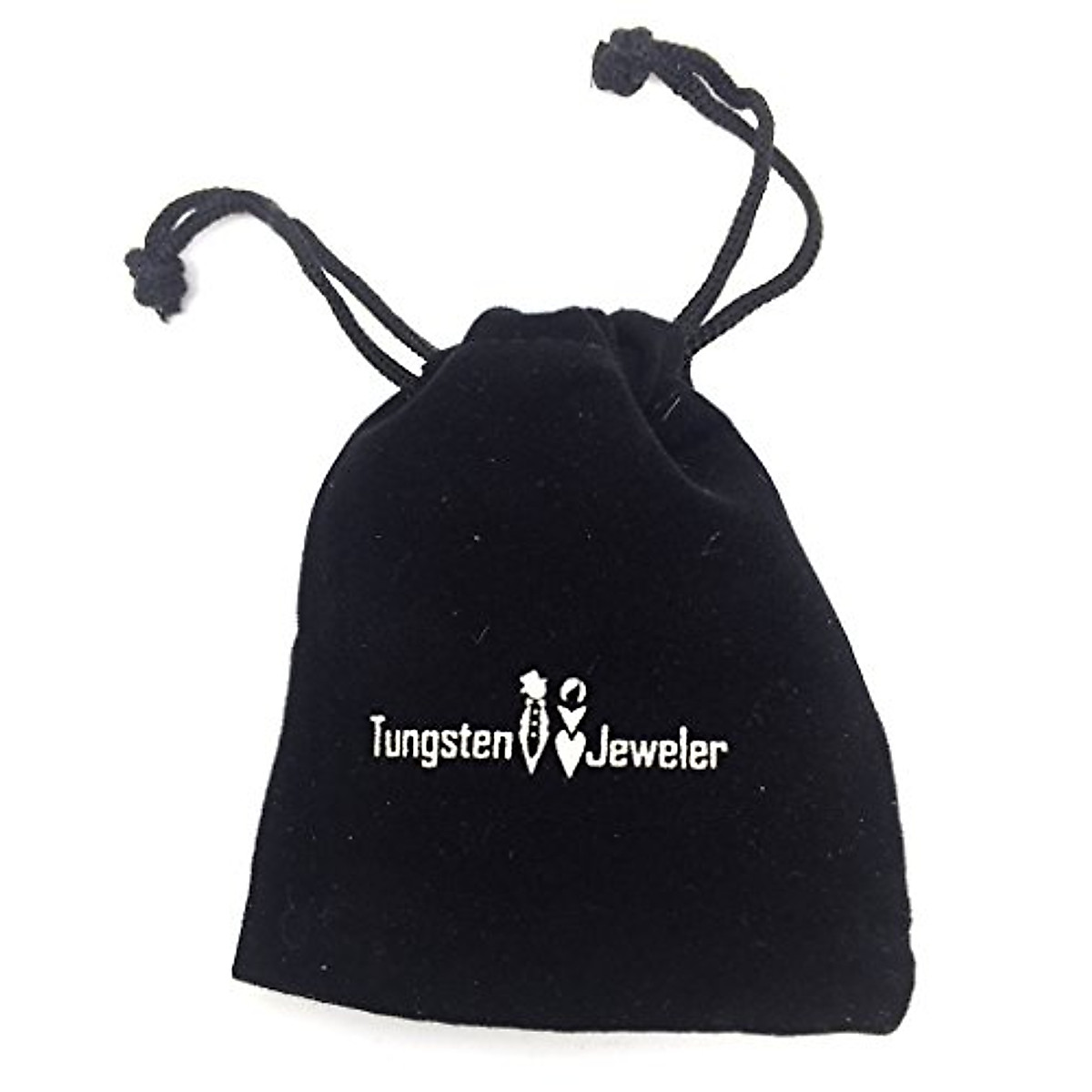 Free Personalized laser engraving Ring for Men and Ring for Women His & Her's Brush Center Step Edge Tungsten Carbide Wedding Band Ring Set Wedding Band Ring Ideal Rings for couples