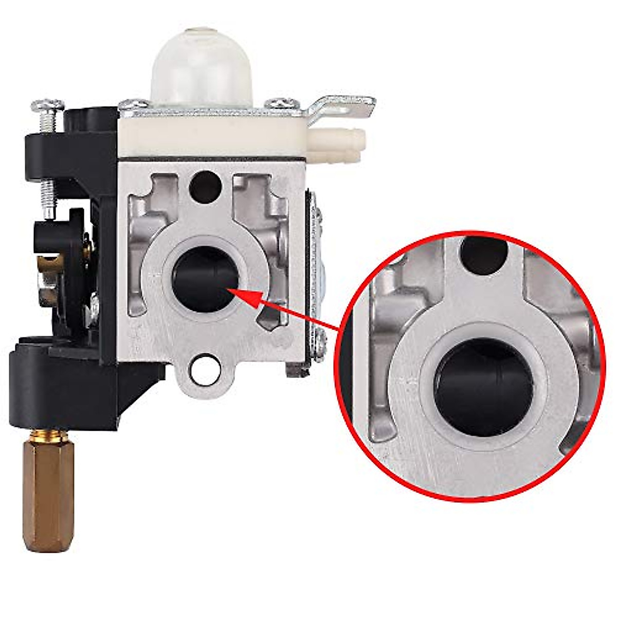 Butom SRM-266 Carburetor with Filters Maintenance Kit for ECHO SRM-266S SRM-266T SRM-266U PAS-266 PPT-266 PPT-266H PE-266 PE-266S SHC-266 HCA-266 Trimmer Weedeater RB-K112