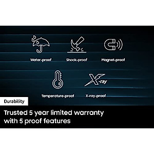 Samsung Type-C™ USB Flash Drive, 128GB, Transfers 4GB Files in 11 Secs w/Up to 400MB/s 3.13 Read Speeds, Compatible w/USB 3.0/2.0, Waterproof, 2022, Blue, MUF-128DA/AM