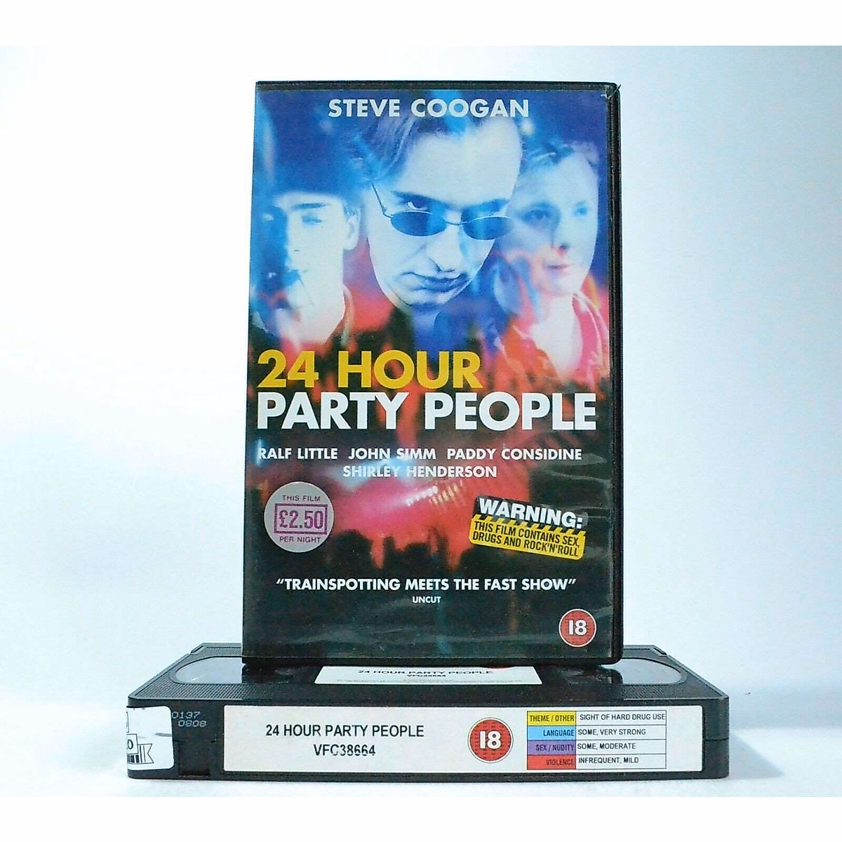 24 Hour Party People: Cult Music Film - Large Box - S.Coogan/S.Henderson - VHS