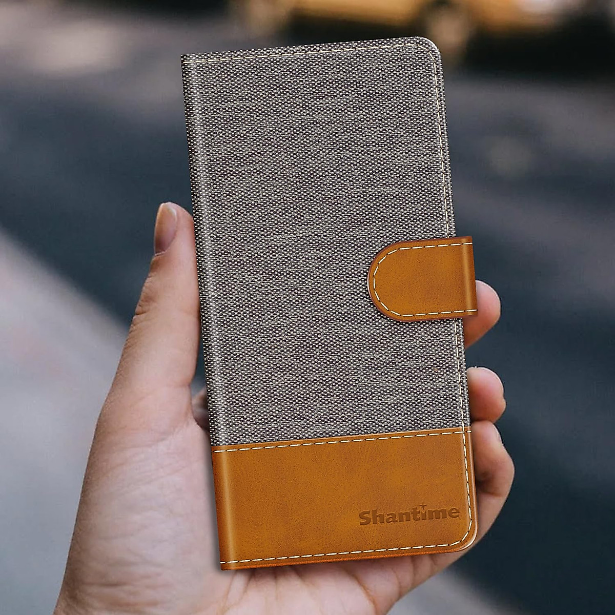 MILEGAO Leather Case for LG V20 H990DS Magnetic Phone Case with Wallet and Card Slot + [2 Pack] Tempered Glass Screen Protector for LG V20 H990DS (5.7”)