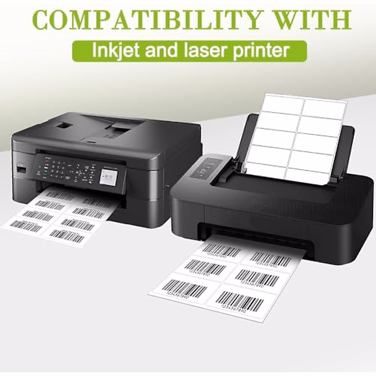 1000Pcs Return Address Labels, Razuvo 2" x 4" Printable Shipping Labels Standard Mailing Labels for Laser & Inkjet Printers, Strong Adhesive Sticker Labels (100 Sheets - Easy to Peel）