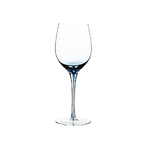 HALAWAKA 2PC Wine Goblet Gradient Colour Crystal Wine Glasses Lead-Free Artificially Blown Crystal Red Wine Glasses Cocktail Glasses Champagne Glasses