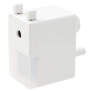 MUJI Manual Pencil Sharpener W55 x H103 x D106mm Made in Japan White simple