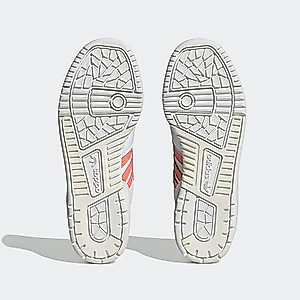 adidas Originals Women's Rivalry Low Sneaker, White/Coral Fusion/Gold Metallic, 8.5