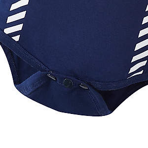 Baby Half Birthday Long Sleeve Outfit Boy Funny 1/2 Way To One Birthday Baby Romper Happy Birthday Party (6-12 Months)