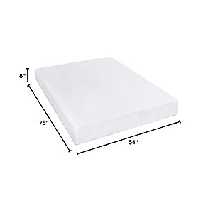 PrimaSleep Premium Cool Gel Multi Layered Memory Foam Bed Mattress, Full, 8 Inch
