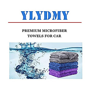 YLYDMY Microfiber Towels for Cars，Cars Drying Towel Professional Microfiber Cleaning Cloth for Cars Polishing Washing and Detailing (16x16 in. Pack of 6)