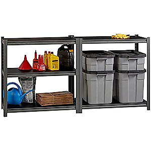 Hirsh 3,200 lb Capacity Iron Horse Shelving - 5 Compartment(s) - 72" Height x 36" Width x 18" Depth