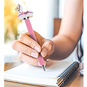 Planet Pens Pink Llama Novelty Pen - Fun & Unique Kids & Adults Ballpoint Pen, Wildlife Farm Animal Writing Pen Instrument For School & Office Desk Decor