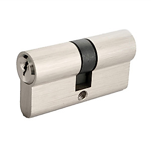 Euro Cylinder Lock,Door Barrel Lock, Lock Cylinders Cylinder Lock Hardware Cabinet Office Patio Protection Replacement Drawer Home Superior Furniture Doors with 3 Keys Lock Cylinders Thumb