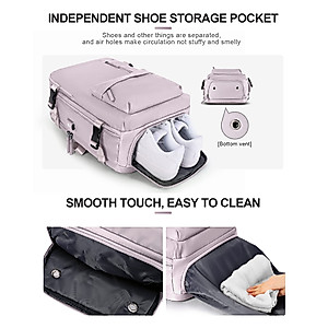 VGCUB Large Travel Backpack Bag for Women Men,Carry on Backpack,17 Inch Laptop Business Work Waterproof Backpack with Laptop Compartment,Person Item Flight Approved,Mochila de Viaje,Pink