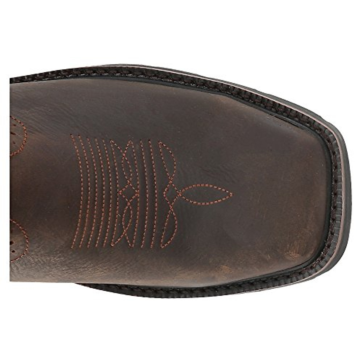 Wolverine Mens Rancher Wp St 10in Work Boot, Black/Brown, 9 US