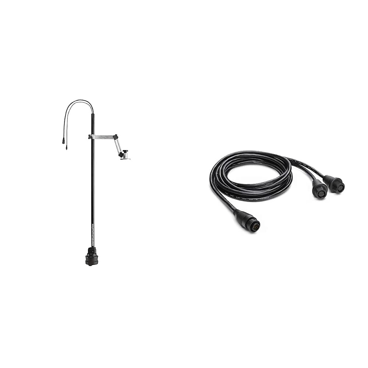 Humminbird 411390-1 MEGA 360 Imaging Universal Fish Finder Transducer & 720108-1 14 M360 2DDI Y MEGA 360 & 2D/MDI Y Cable