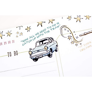 Conquest Journals Harry Potter Daily Planning Notepad, Tear Off Sheets, 50 Pages, 8" x 10" - Priorities, Schedule, To Do's, Notes, Meal Planner and Daily Habit Tracker