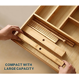 8SOM Bamboo Pasta Drying Rack with Transfer Wand and 12 Bars, Easy to Transfer for Drying Pasta and Cooking, Special Suspension Design for Large Storage