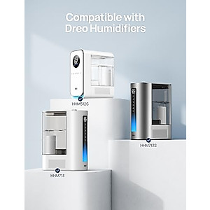 Dreo Demineralization Cartridge 3-Pack for Humidifiers, Compatible with Dreo Humidifiers HM512S/713/713S, Prevent Mineral Build-up, Filter Hard Water, Eliminate White Dust