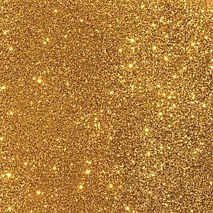 American Crafts Duotone Glitter Cardstock 12"X12"-Gold