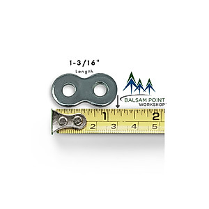 20-Pack - Heavy Duty Figure 8 Table Top Connector or Desk Top Fastener Clip - 12 Gauge Steel