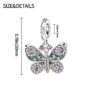 Pandach Animal Charm Bead fits Charms Bracelets for Woman-925 Sterling Silver Dangle Pendant Bead,Jewelry Beads Gifts for Women Bracelet&Necklace