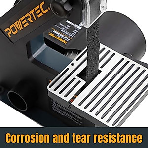 POWERTEC 457600 1 x 30 Inch Sanding Belts, 600 Grit Silicon Carbide Belt Sander Sanding Belt for Belt Sander, Belt and Disc Sander, Woodworking, Metal Polishing & Grinding, Knife Sharpening, 10PK