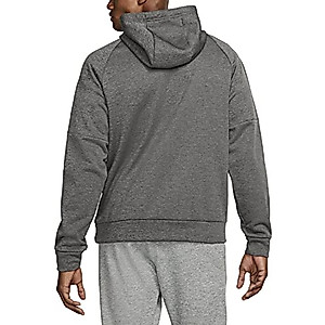 Nike Men's Therma Pullover Fitness Hoodie Carbon Heather/Black