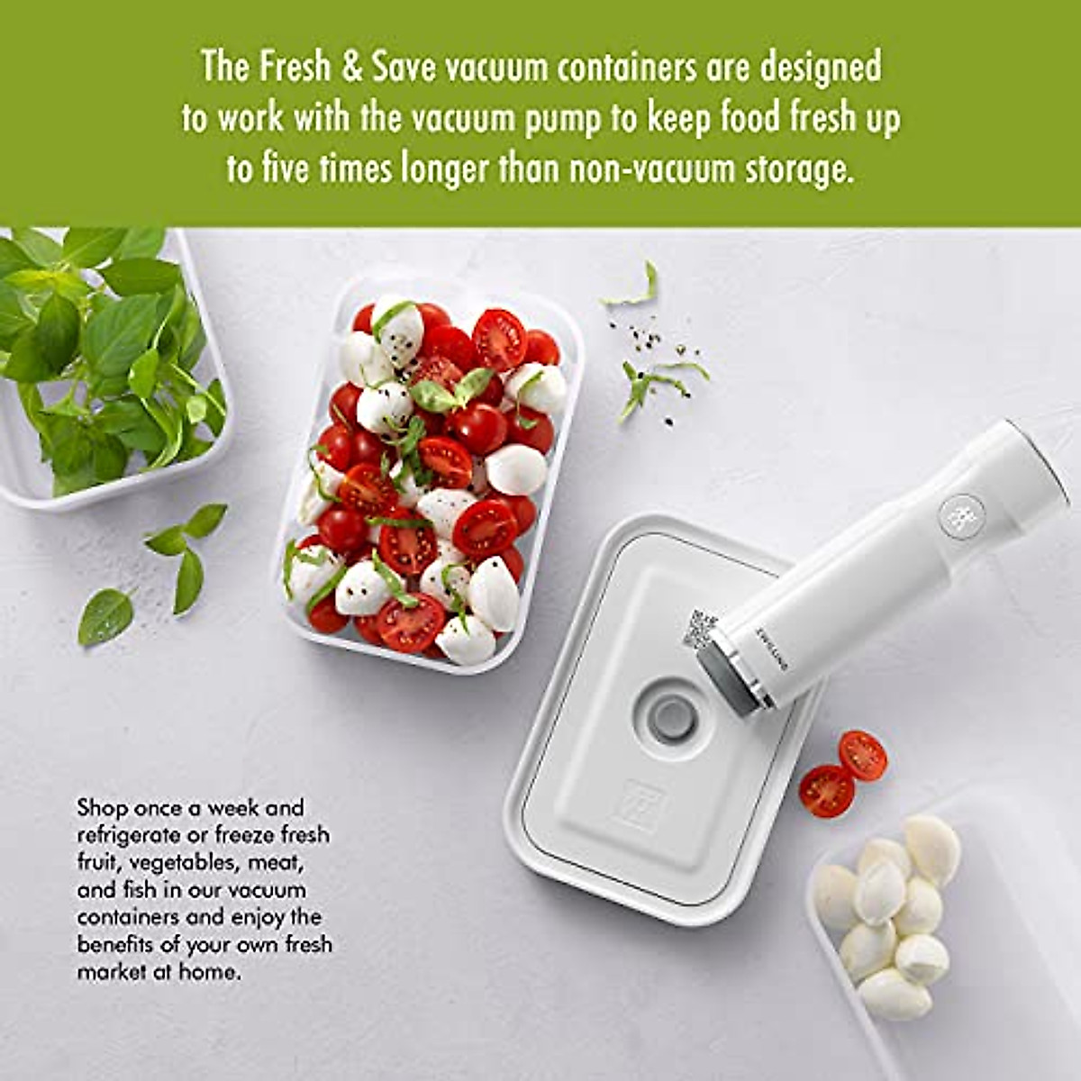 ZWILLING Fresh & Save Medium Airtight Food Storage Container, Meal Prep Container, BPA Free