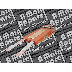 1970 F-350 Ramp Truck Red Primer (Rusted) Porkchop's Chop Shop 1/18 Diecast Model by Acme A1801416