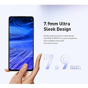 Xiaomi Redmi Note 12 Pro 5G + 4G (256GB + 8GB) Factory Unlocked 6.67" 50MP Triple Camera (for Tmobile/Metro/Mint USA Market) (Light Blue)