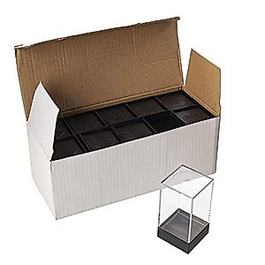 Wiz Dice - Dice Boxes - Clear Acrylic Display Box for Storage of Figurines, Collectibles, DnD Dice Set, Other Valuables - 1.43" x 1.43" x 1.75" - 10 ct