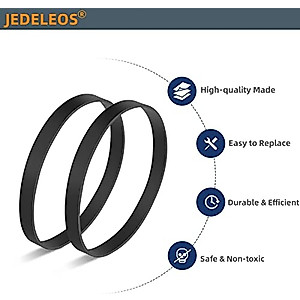 JEDELEOS Replacement Belts for Bissell Model 2252 2253 2254 22543 2255 2256 2258 2259 2260 2316 1309 1790 1792 1793 1413 2739 Powerlifter/CleanView Swivel Rewind Pet Vacuum (Pack of 2)