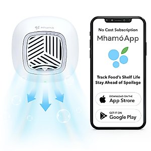 MHAMO Fridge Deodorizer - Rechargeable Mini USB Refrigerator Deodorizer | Electric Fridge Odor Eliminator Absorber with Charcoal Filter Removes Fridge Smell | More Effective Than Baking Soda