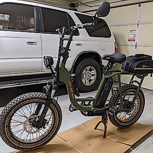 RST Syvrac Electric Bike Snow Bike 20inch Forks Aluminum Alloy for 4.0’’ tire Snow Mountain Bike Spread 135MM Bicycle Fat Suspension Fork