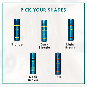 Rita Hazan Root Concealer Touch Up Spray - Instant Spray To Cover Up Roots - Quick Drying, Water-Resistant Formula - Temporary Hair Color Spray for Gray Roots - 2 oz. Root Spray Light Brown