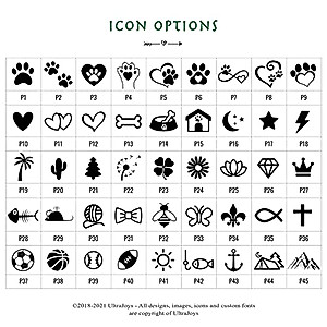 Ultra Joys Dog ID Tag, Custom Dog Tag, Personalized Dog Tag, Dog Tag, Pet ID Tag, Dog Tag for Dogs, Brushed Stainless Steel Heart Dog Tag Rose Gold Small