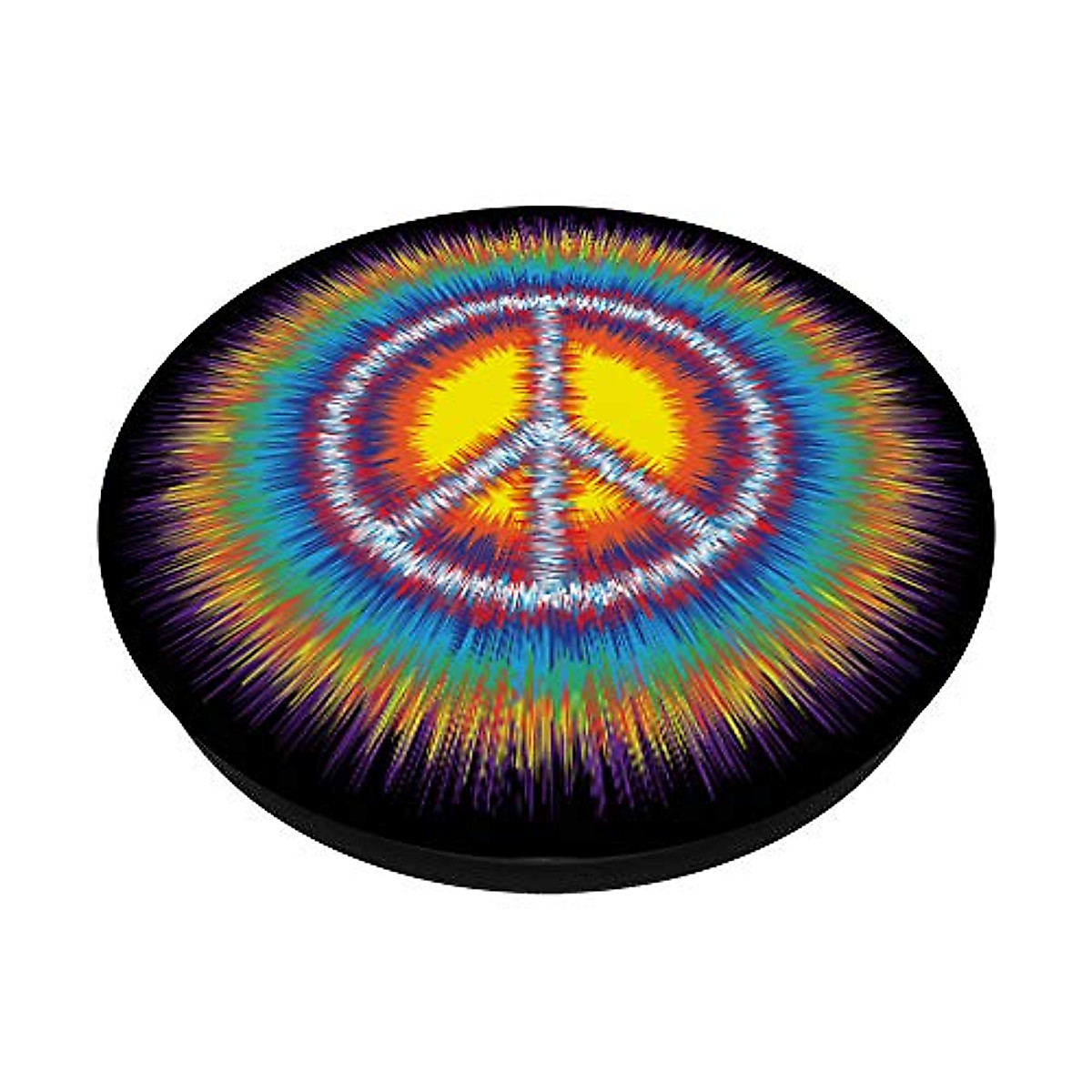 Sunburst Peace SIgn Groovy 70s Retro Peace Sign PopSockets PopGrip: Swappable Grip for Phones & Tablets