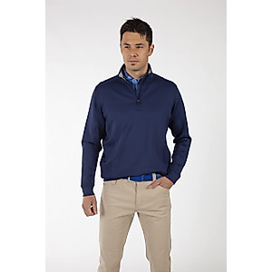 Bobby Jones Performance RTJ Quarter-Zip Pullover (Medium, Summer Navy)