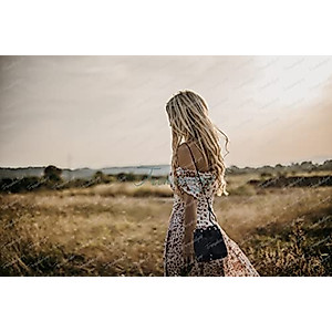 Trendeology Casual Soft PU Leather Drawstring Small 2 Way Bucket Shoulder Bag Crossbody (Nude)