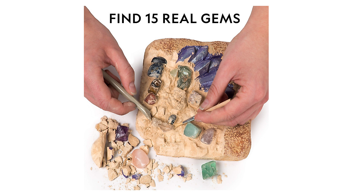 National Geographic Geology Kit for Kids - Crystals, Gemstones & Fossils