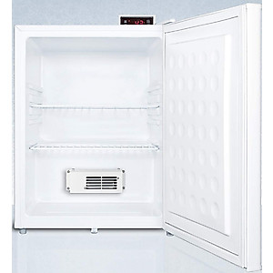 Summit Appliance FF28LWHGP Compact General Purpose All-refrigerator in White Finish with 2.4 Cu.Ft. of Storage Capacity, Automatic Defrost, Front-mounted Lock, Digital Thermostat, Internal Fan