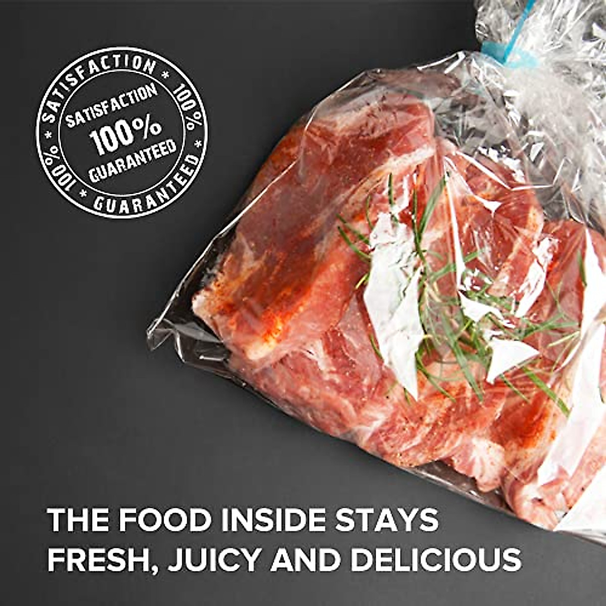 Turkey Oven Bags- Multi-Purpose Oven Bags for Cooking Baking, Roasting & Harvesting- Smell Proof Oven Cooking Bags Safe for Cooking Meats, Fish & Vegetables - Clear (15.2" x 20”) (36)