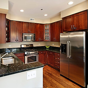 Jetec 10 Pieces Cabinet Locks for Babies, U-Shaped Proofing Drawers Safety Child Locks Adjustable, Easy to Use Childproof Latch for Knob Handle on Kitchen Door Storage Cupboard Closet (Brown)