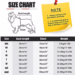 ZJMDUO Dog Jacket with Electric Heating Function,3 Adjustable Temperature,Waterproof,Windproof (XL)