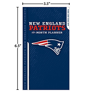 Turner Licensing New England Patriots 2023-24 17-Month Pocket Planner