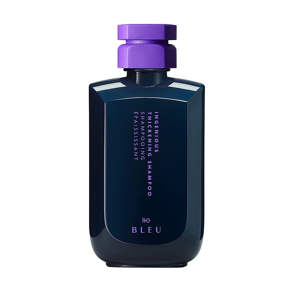 R+Co BLEU Ingenious Thickening Shampoo – Boosts Body, Bounce, and Shine for Fine Hair, Cleanses and Clarifies, Removes Product Buildup, Adds Instant Volume, 8.5 oz